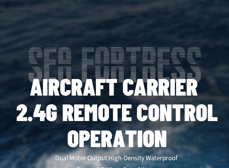 Electric Remote Control Aircraft Carrier Model, equipped with 27 ...