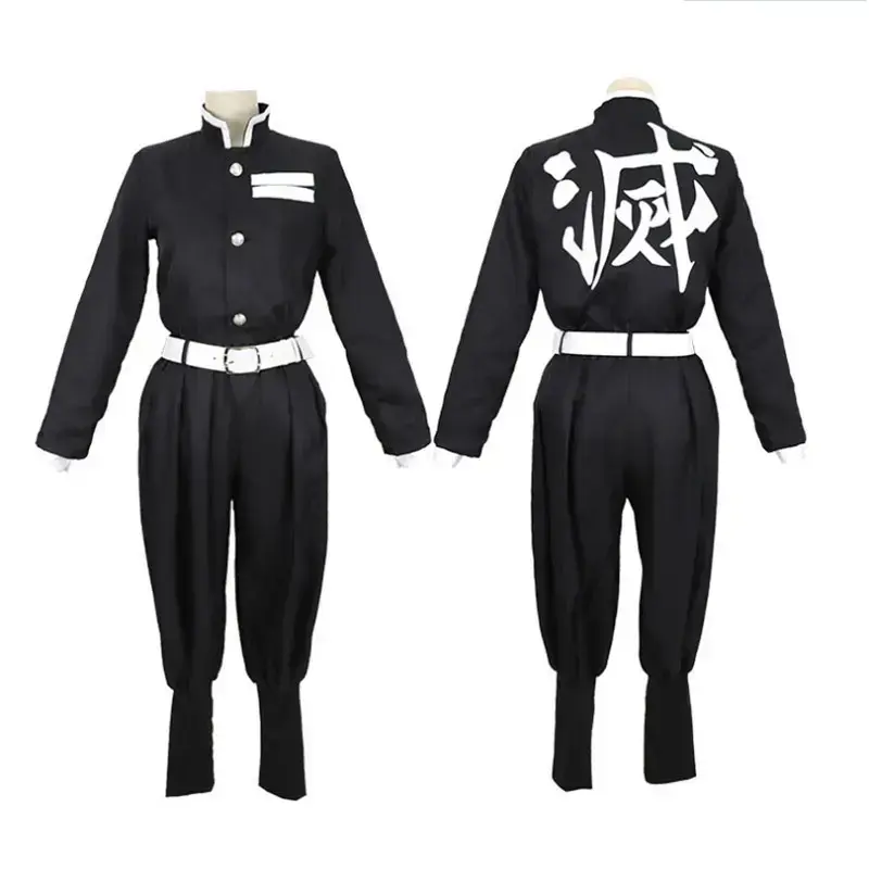 Anime Demon Slayer Kimetsu No Yaiba Tomioka Giyuu Cosplay Costume Suit ...