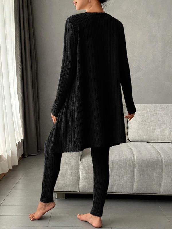 2025 Trendy, Women's Plain Set, Crop Tank Top & Skinny Adjustable Pants ...