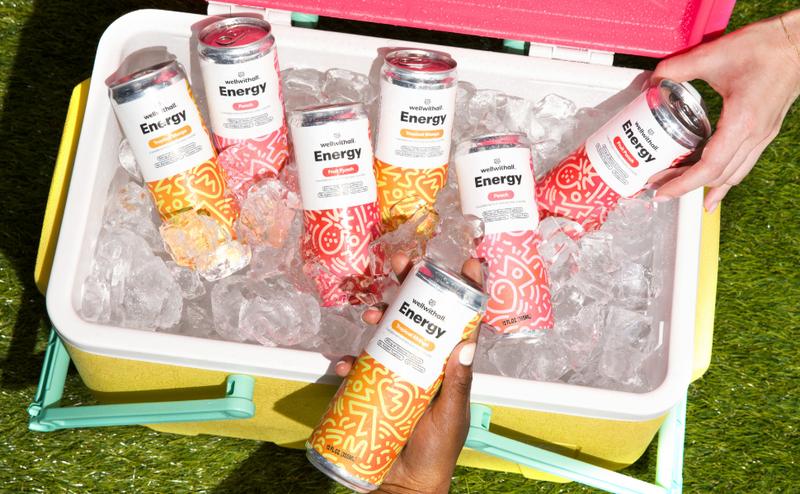 WellWithAll Strawberry Lemonade Energy Drink - Caffeine from Tea - With ...