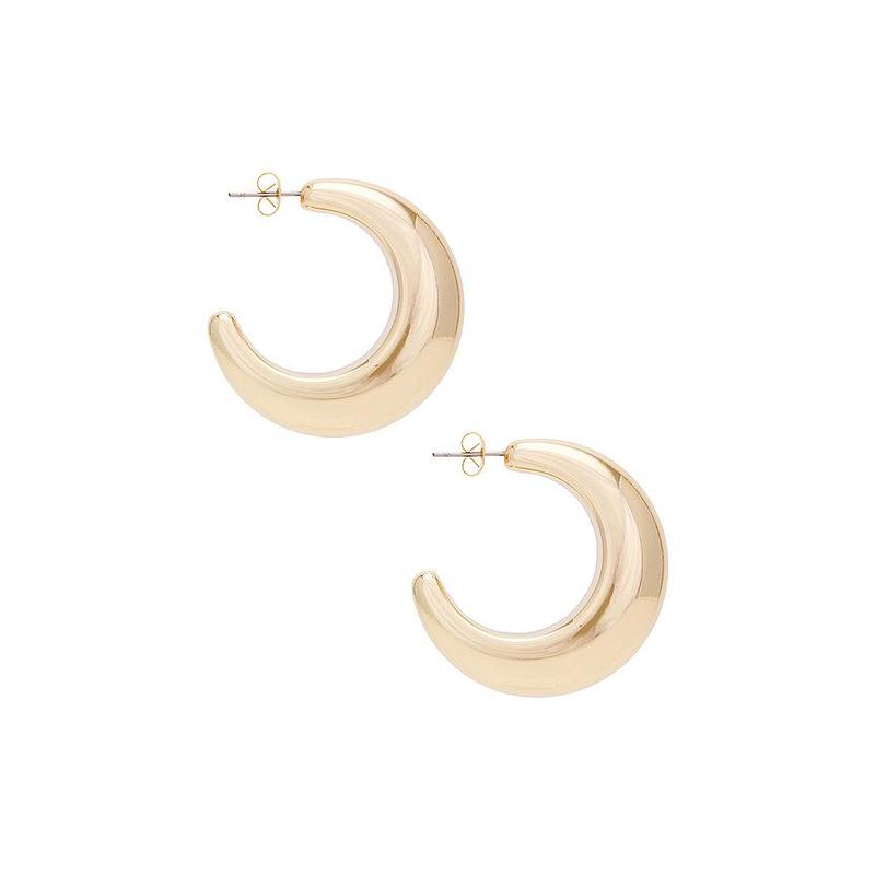 SHASHI Tsuki Hoop in Gold