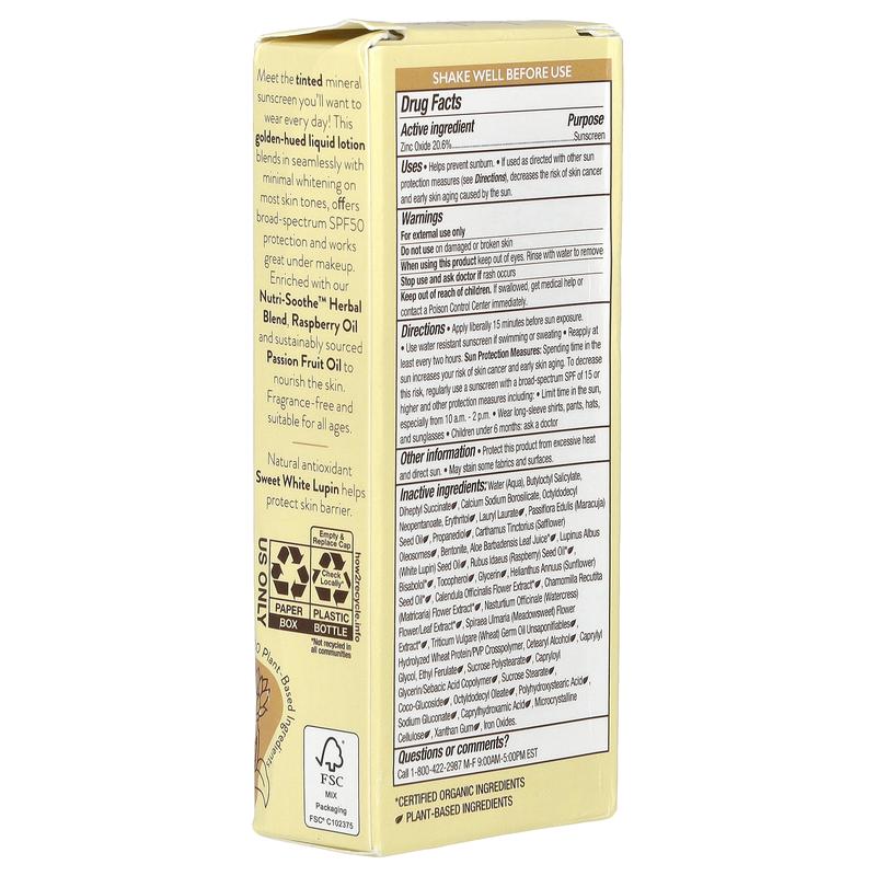 Babo Botanicals Daily Sheer Tinted Mineral Sunscreen Fluid, SPF 50 ...