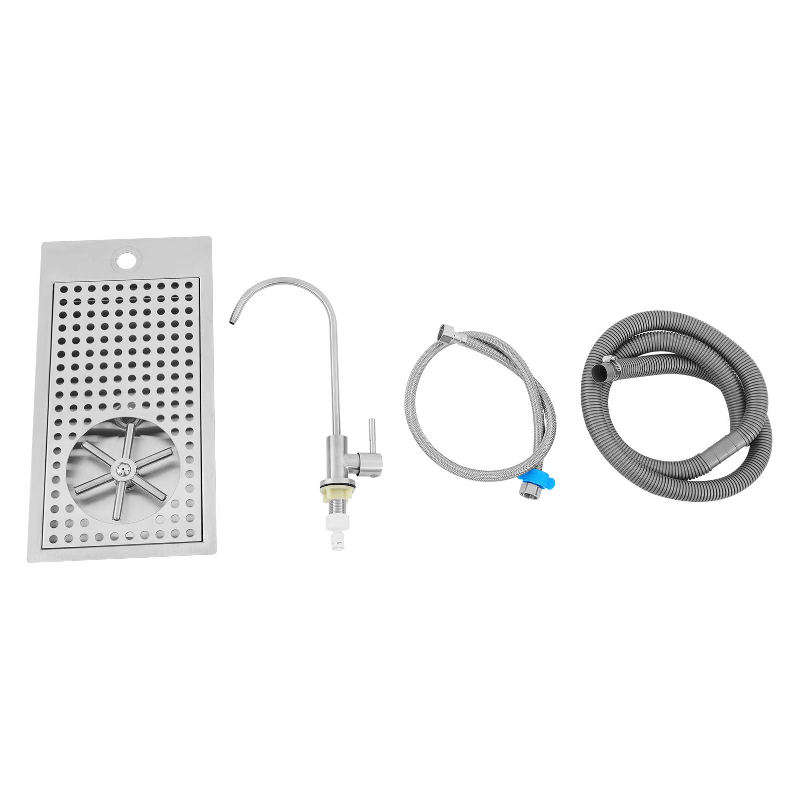 CNCEST 304 Stainless Steel Modern Commercial Cup Washer Kitchen Sink ...