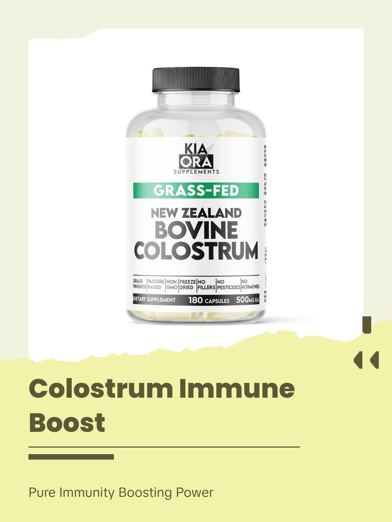 Grass-Fed Bovine Colostrum Supplement | 100% Beef Colostrum, Nutrient ...