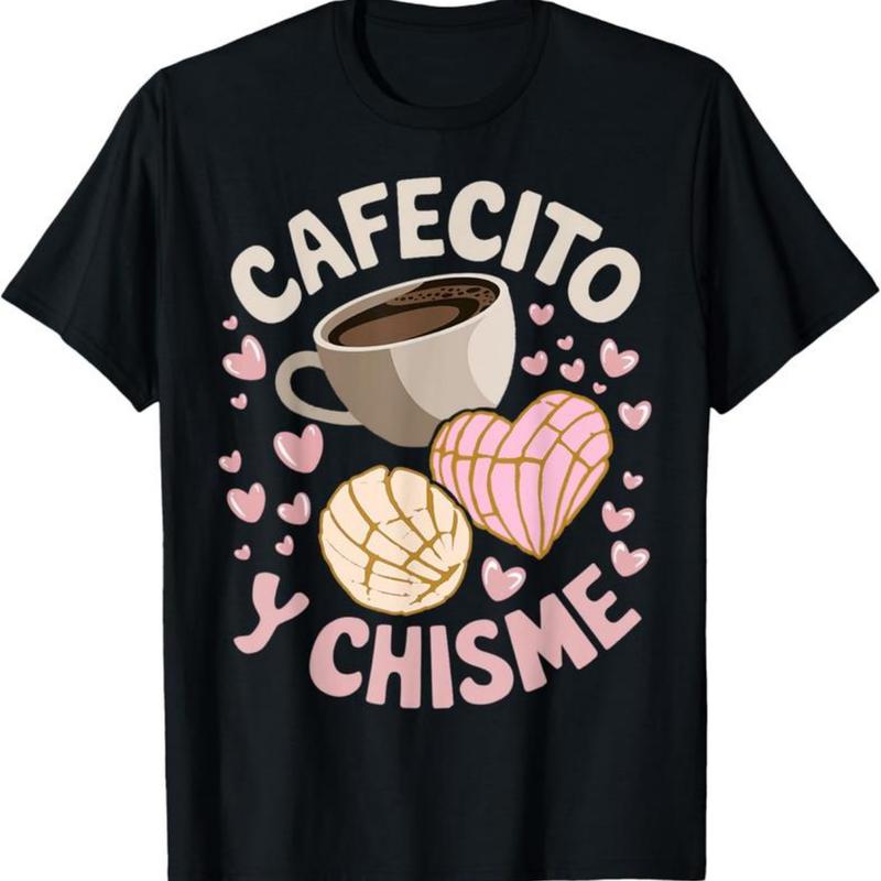 100% Cotton Cafecito Y Chisme Latina Mexican Baked Concha Pastry ...