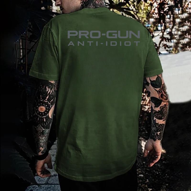 Pro Gun Anti Idiot Hoodie – Bold Statement Second Amendment Graphic ...