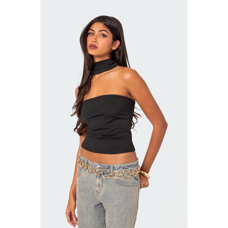 Edikted Women's Alyssia Choker Top