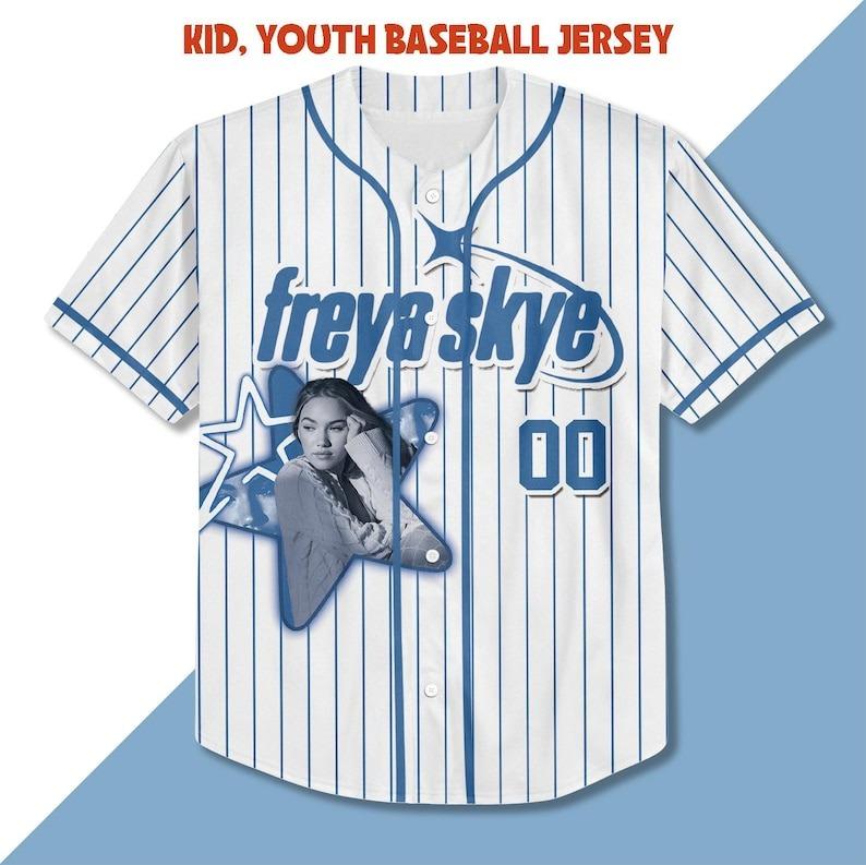Custom Freya Skye Silent Treatment Baseball Jersey, Stars Align Tour ...