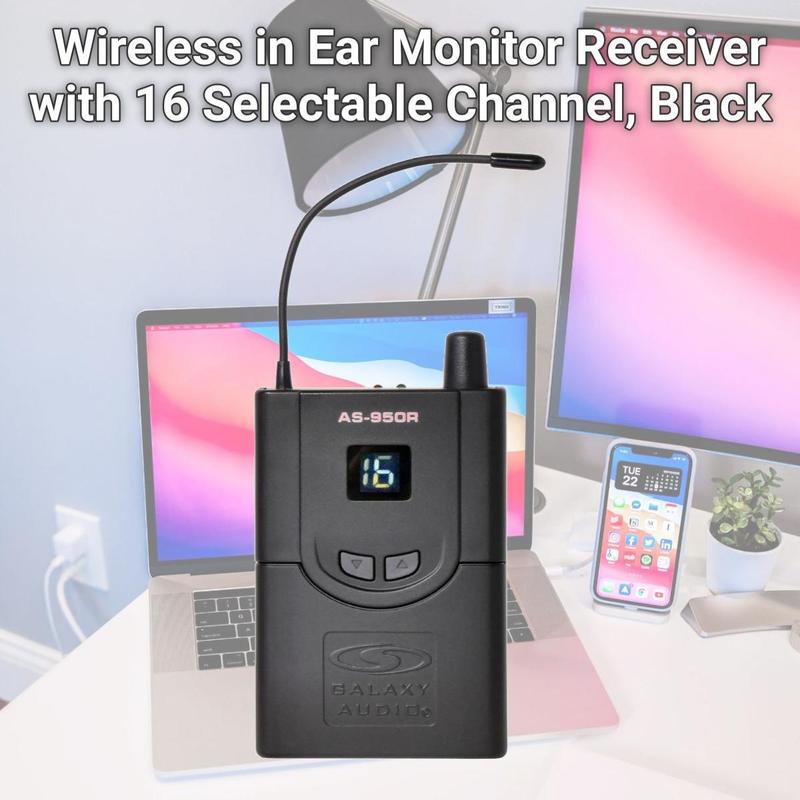 Galaxy Audio Wireless in Ear Monitor Receiver with 16 Selectable ...