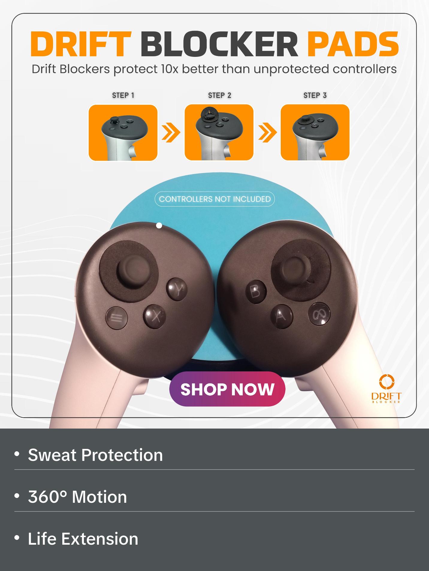 Drift Blocker for Meta Quest 3S Pro 2 - Ultimate Protection - TikTok Shop