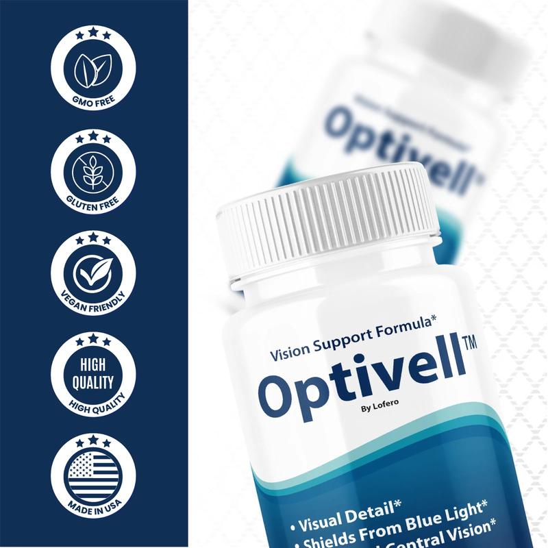 Optivell Eye Capsules Advanced Healthy Eyesight Clear Sharper Vision ...
