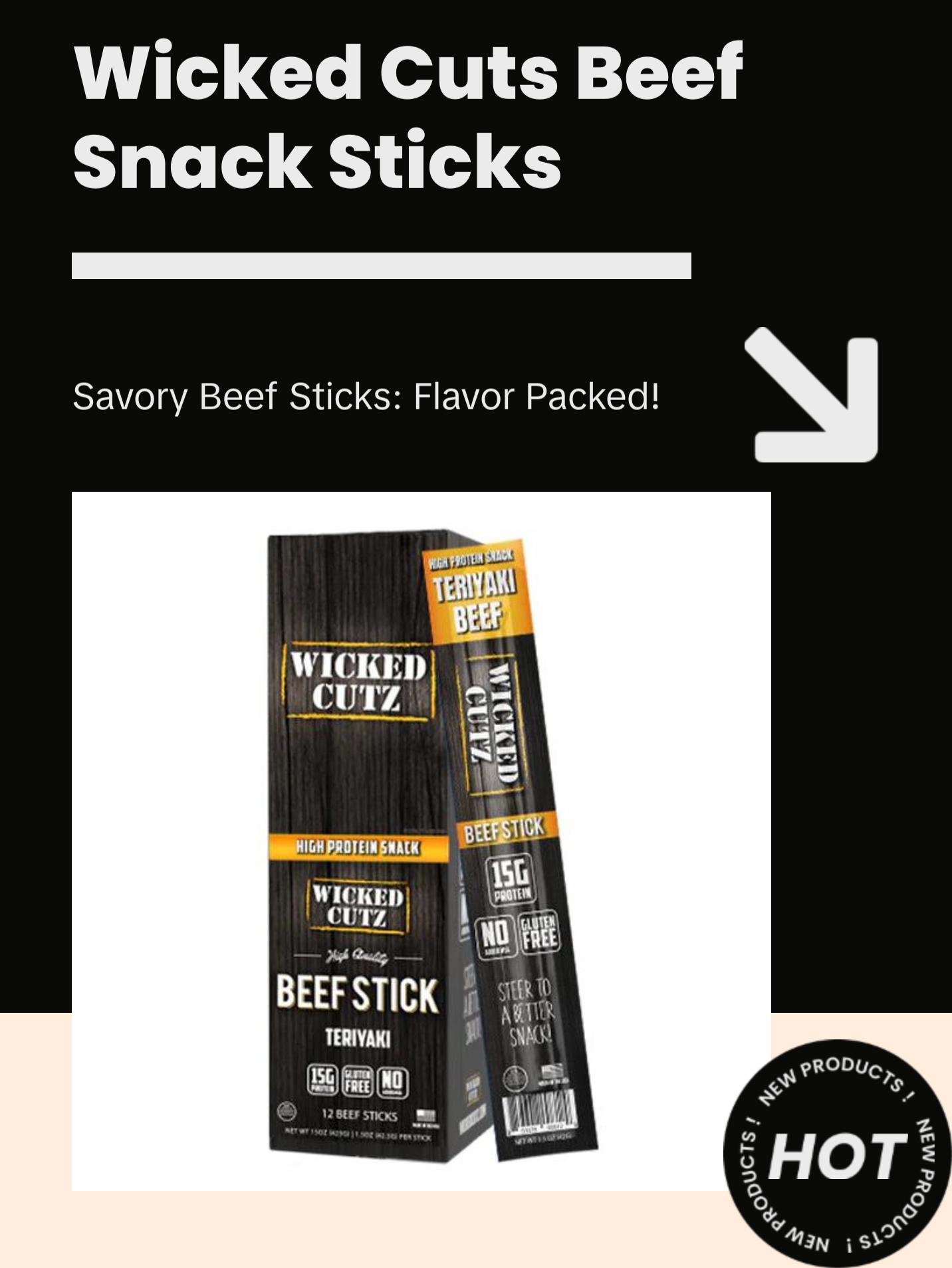 Wicked Cuts Beef Sticks - TikTok Shop