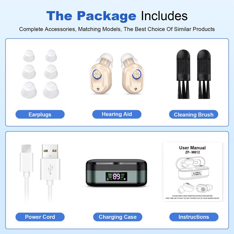 In-ear headphones for people with hearing impairments, enhanced sound ...