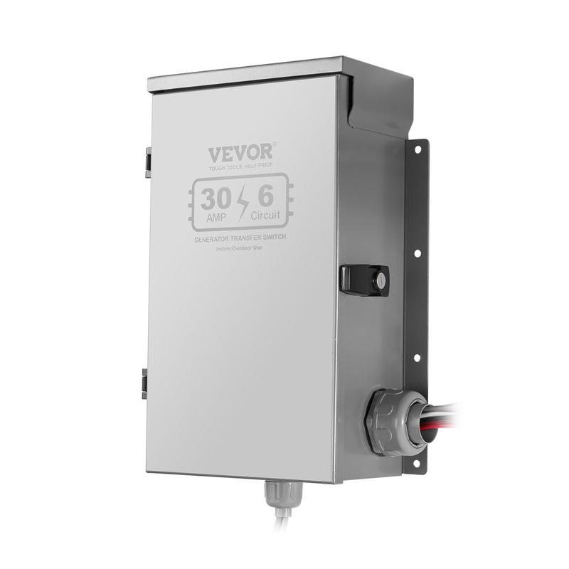 Manual Transfer Switch 30A Generator Transfer Switch Kit NEMA 3R 7500W ...