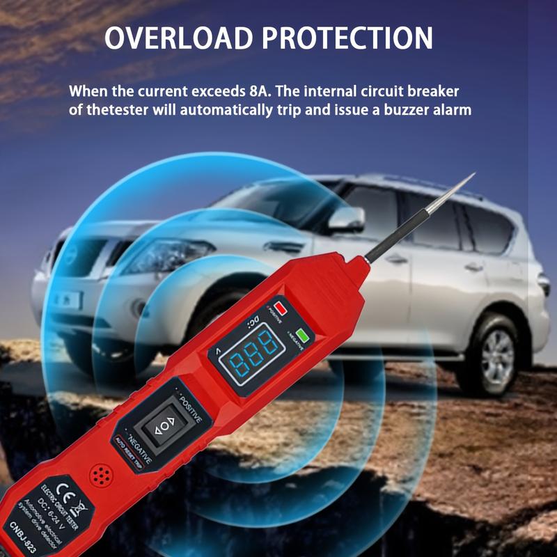 DC 3.5-36V Circuit Tester, ABS Digital Display Circuit Tester ...