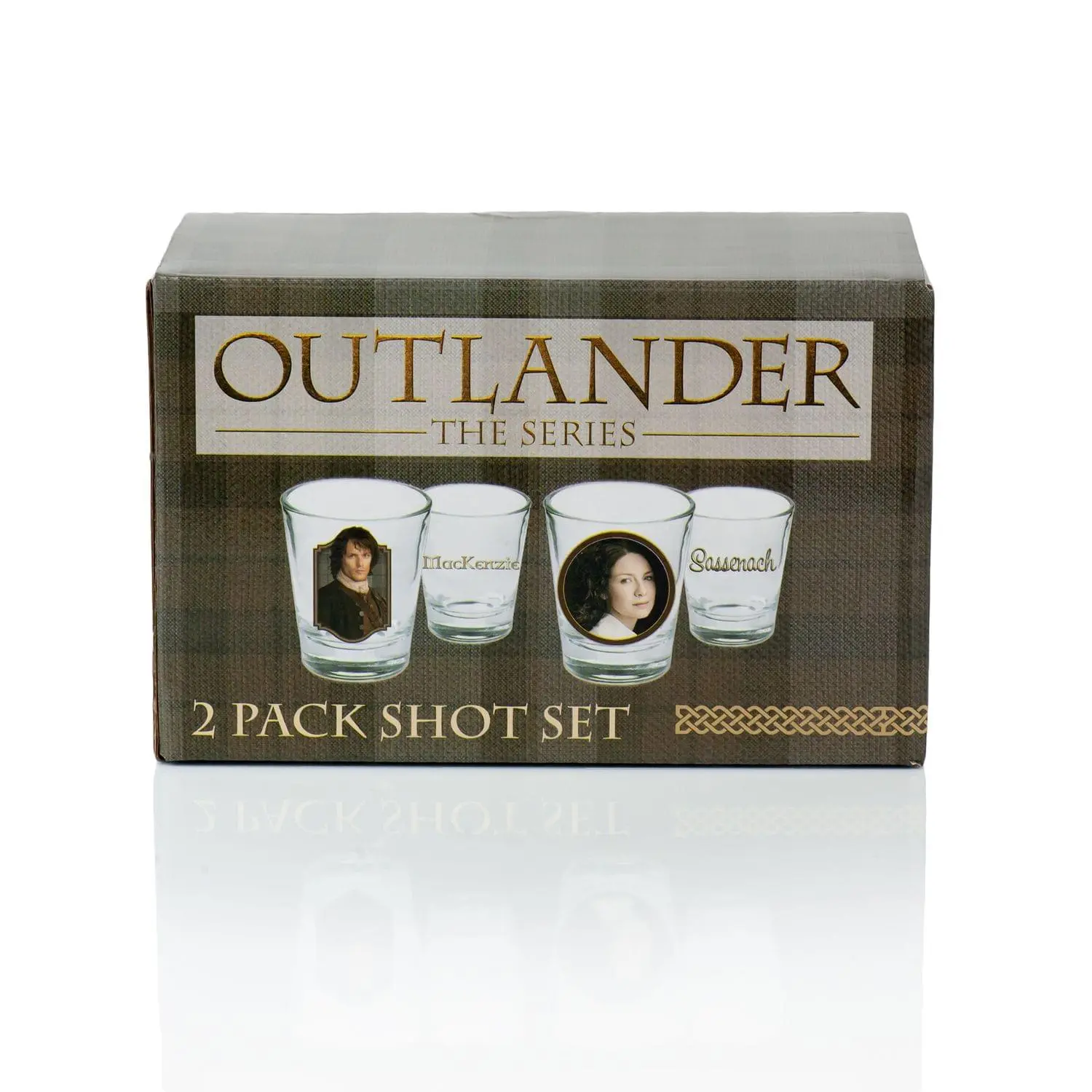 Outlander Collectibles Jamie and Claire Fraser Shot Glasses ...