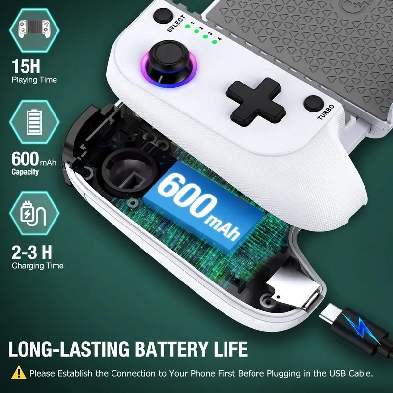 Mobile Gaming Controller for Iphone/Android(100-175mm), Wireless Gaming ...