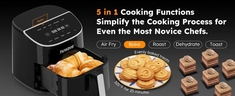 Nuwave 8QT Brio Plus Digital Air Fryer