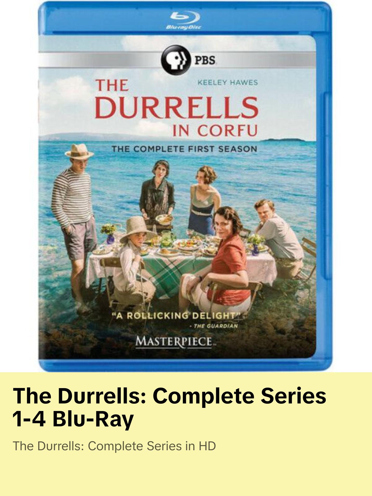 The Durrells Season 1-4 Complete TV Series 3 Discs BD Blu-ray All ...