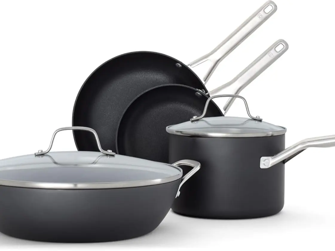 Calphalon Hard-Anodized Nonstick 6-Piece Cookware Set - TikTok Shop
