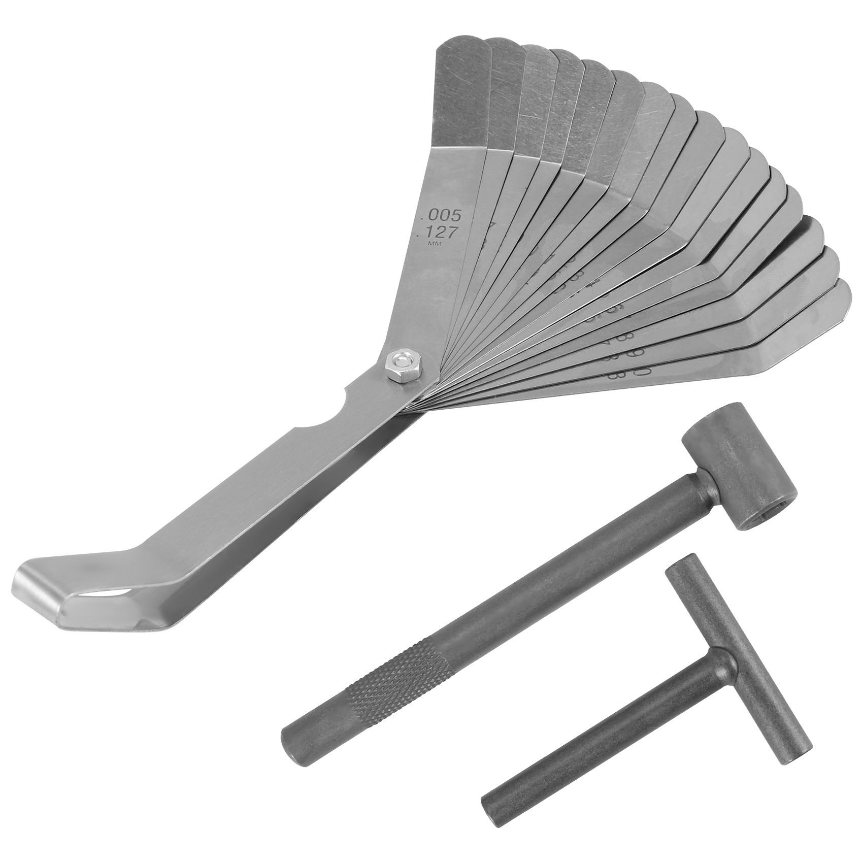 3-Piece Engine Valve Screw Adjusting Spanner Mechanic Tool Set, Valve ...