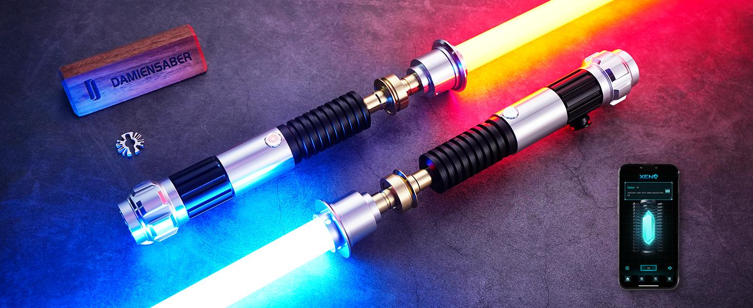 Obi Wan SE Lightsaber Neopixel Sabers XENO3.0 Model with 34 Sound Fonts ...