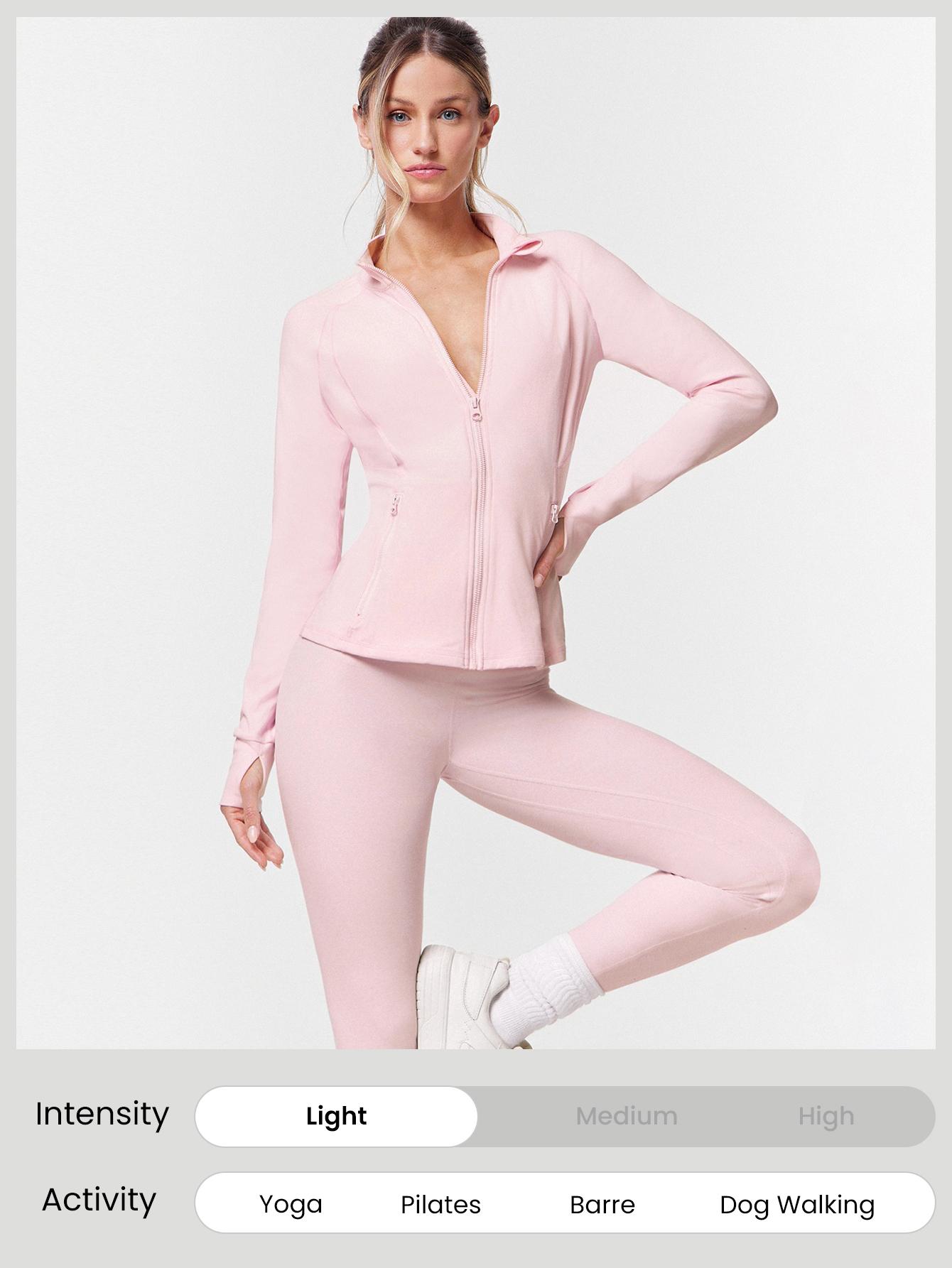 GLOWMODE 2PCS Slim-It BBL Jacket and 24" Crossover Yoga Leggings Daily ...