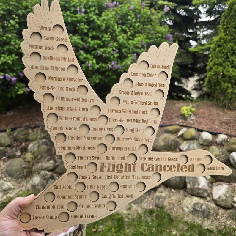 American Waterfowl Hunting Log Sign | Personalized Duck Hunting Tracker ...
