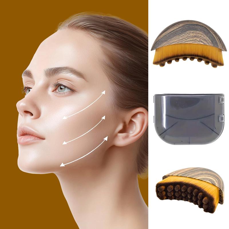 New Lymphatic Contour Face Brush, Dry Brushing Face Brush, Lymphatic ...
