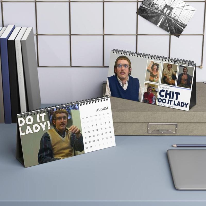 Chit Do It Lady 2026 Desktop Calendar, Retro Chit Lady Calendar, Funny ...