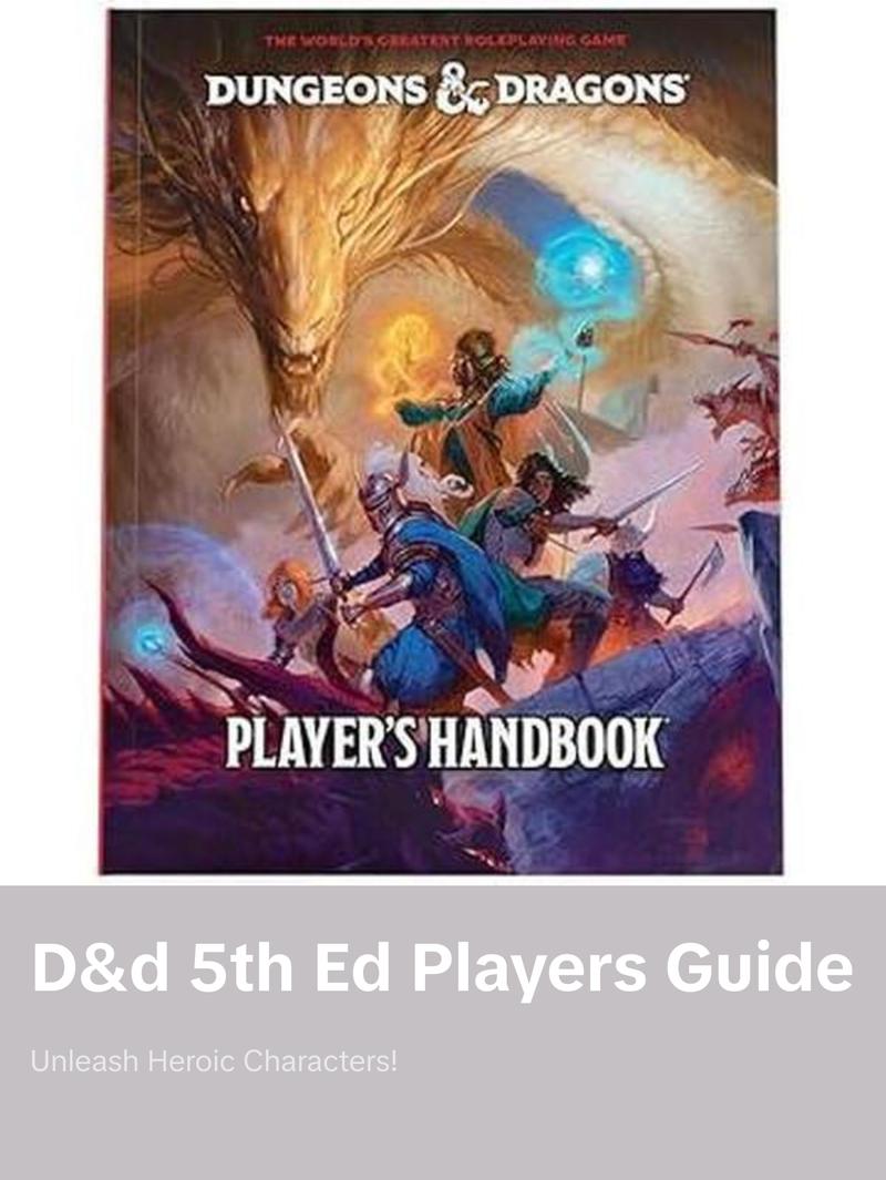 D&D 5e Book: Player's Handbook 2024 - TikTok Shop