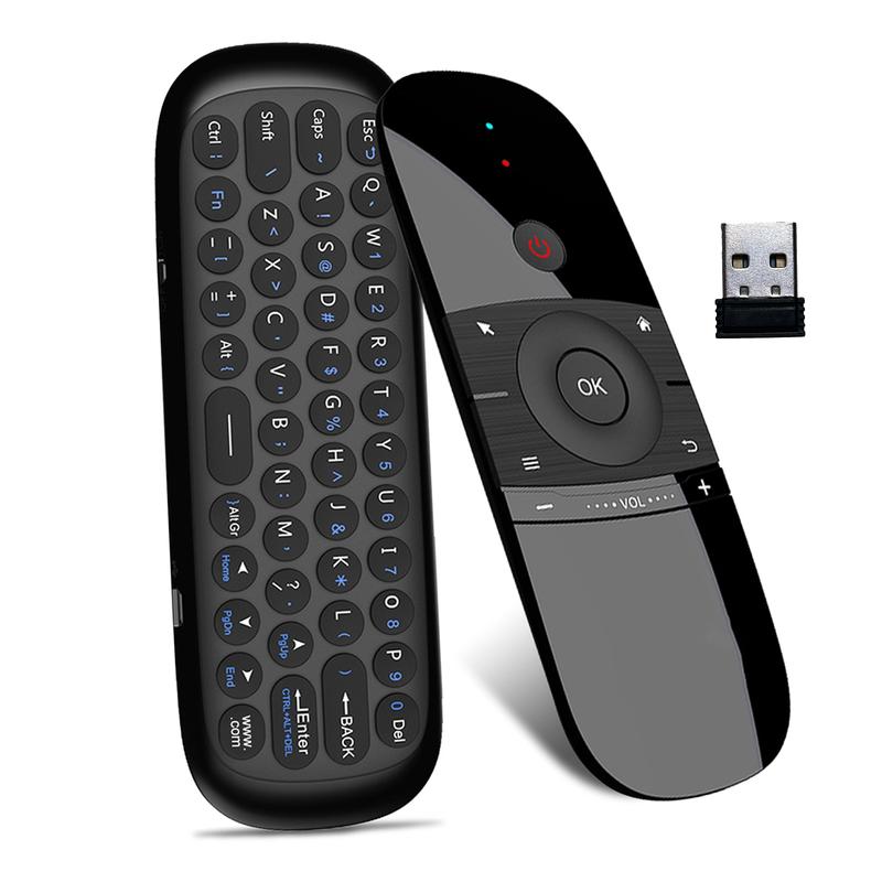 W1 Air Mouse, 2.4G Wireless Remote Control with Gyro Sensor, Universal ...