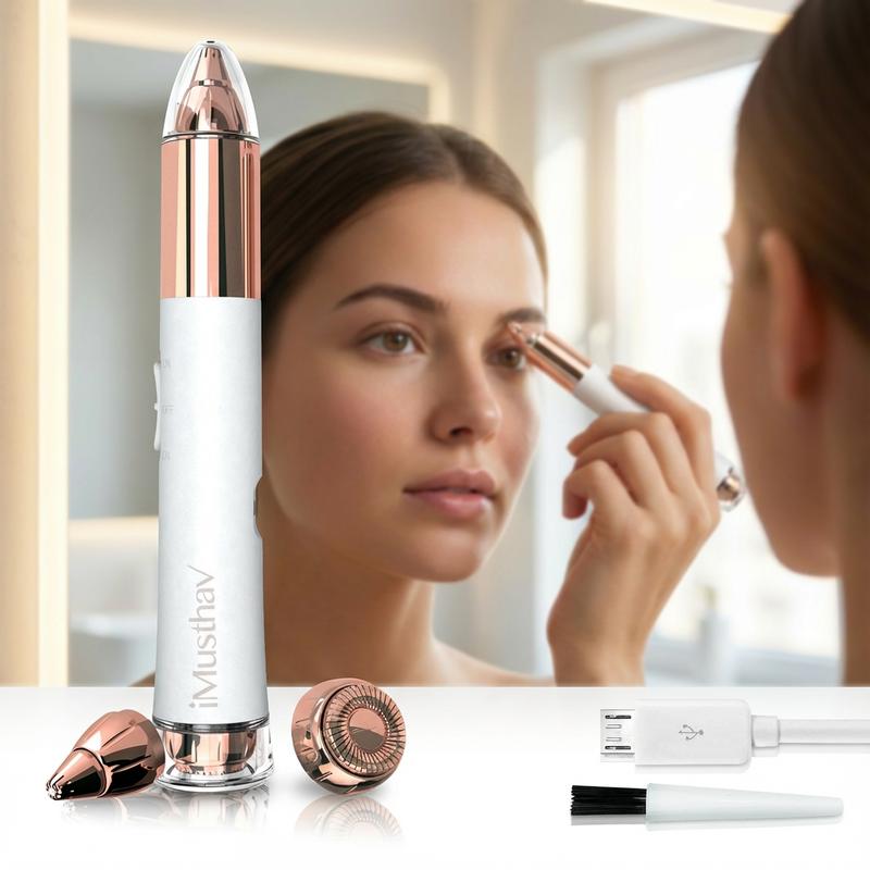 2-in-1 Painless Eyebrow & Face Hair Remover for Women – Flawless Touch ...