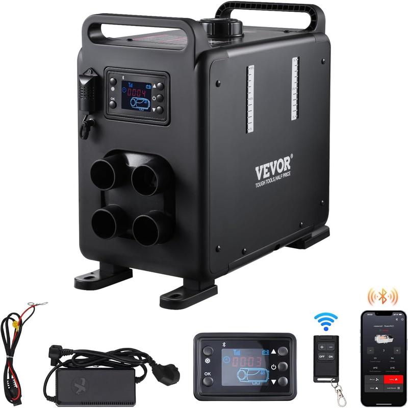 VEVOR 8KW Diesel Air Heater, 12V/24V All in One, Bluetooth APP Control ...