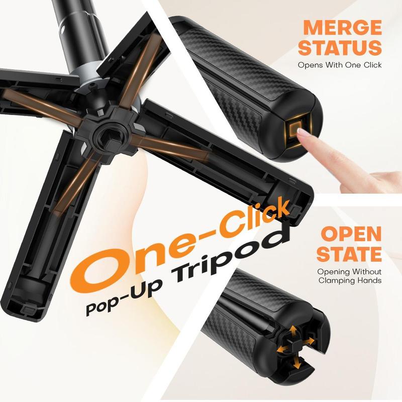 Magnetic Pocket Selfie Stick 4-in-1 Multi-Functional Universal 360 ...