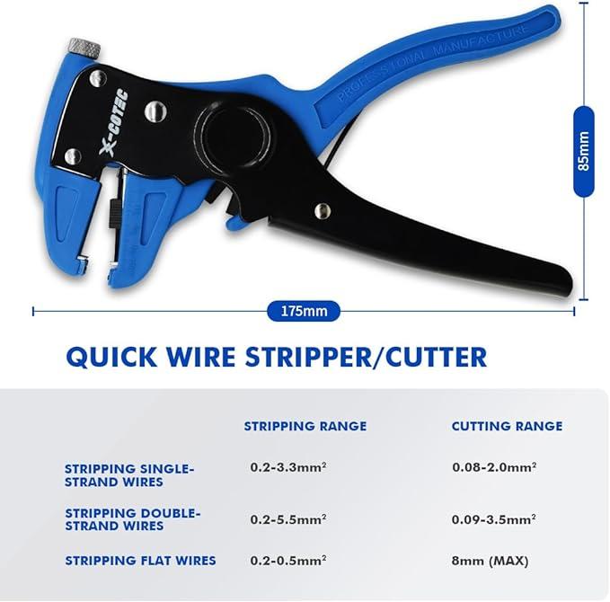 2 in 1 Automatic Wire Stripper Cutter Wire Stripping Tool And Multi ...