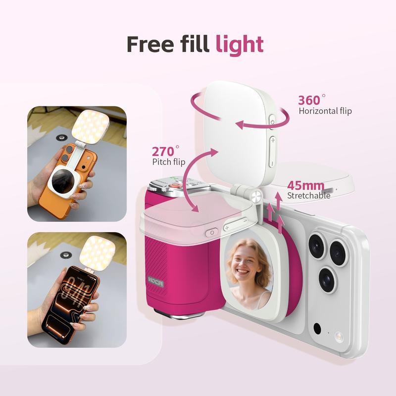 Comitok-Moca Phone Grip Handle for iOS 26+, Control Camera Switching ...