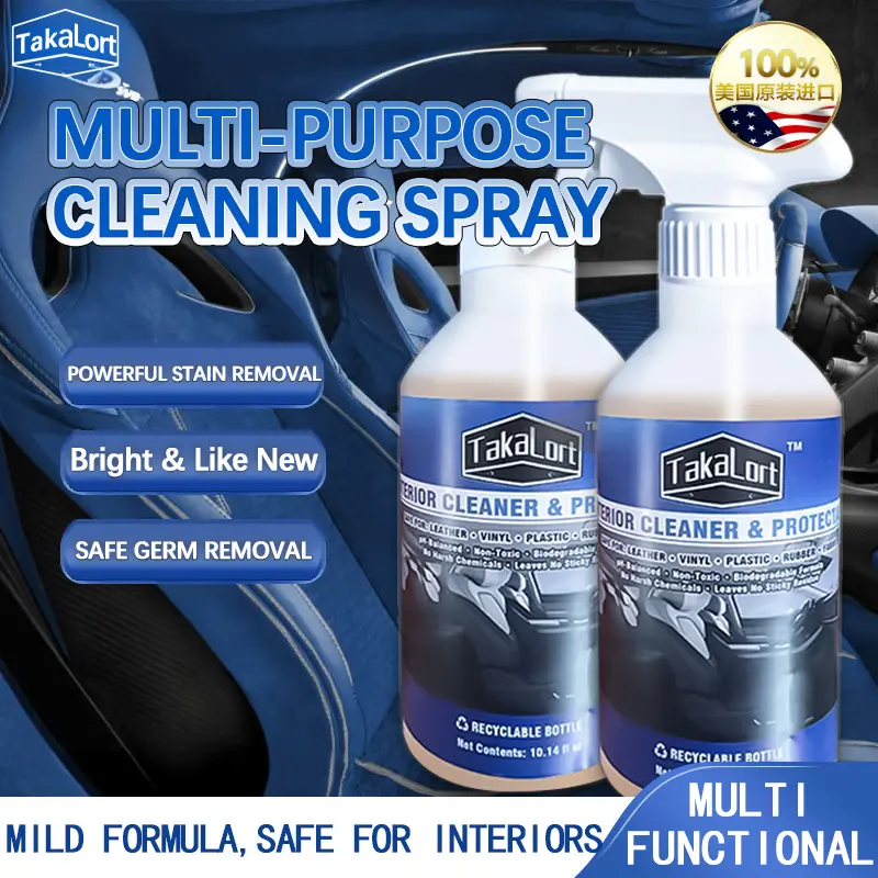Car interior cleaner Neutral does not hurt the skin Remove leather ...