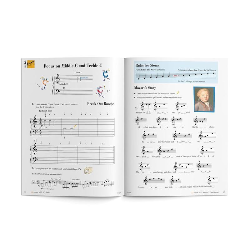 Piano Adventures: Theory Book - Level 1, 2nd Ediiton | Beginner Piano ...