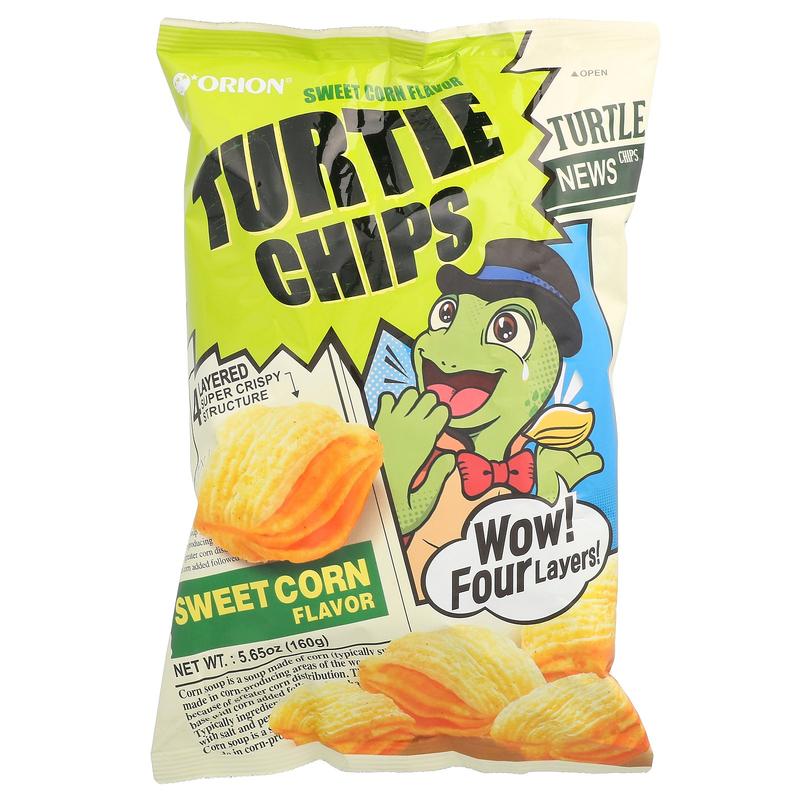 Orion Turtle Chips, Sweet Corn, 5.65 oz (160 g)