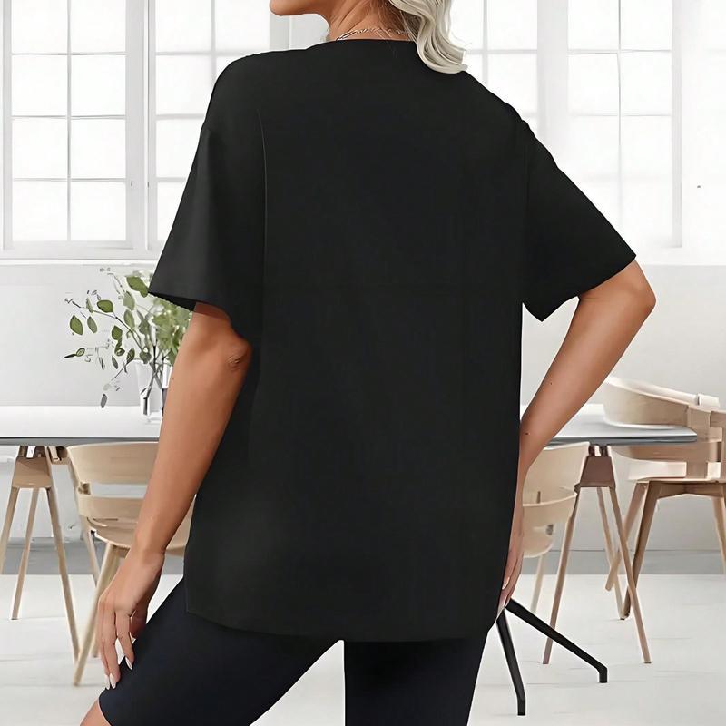 Men's All-Season Pure Crew Neck T-Shirt, with Patterned Cross Print ...