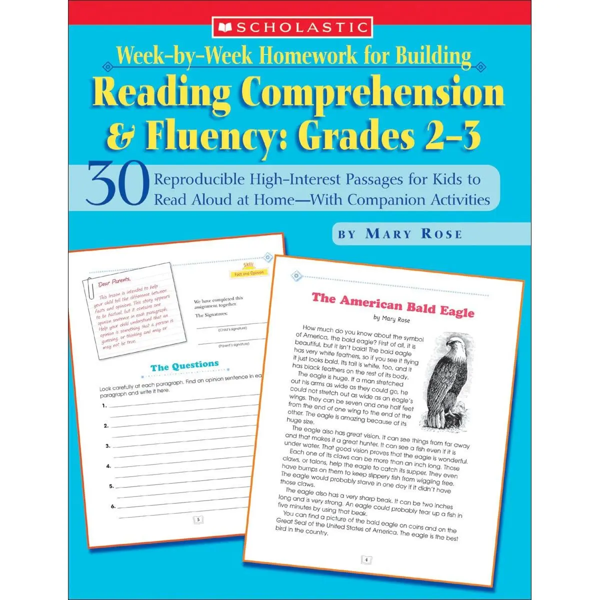 Week-by-Week Homework for Building Reading Comprehension & Fluency ...