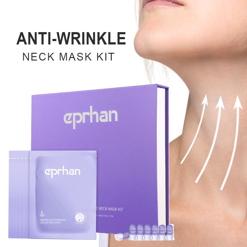 EPRHAN Neck Firming Mask Kit with Peptide Serum – Anti-Wrinkle Hydrogel ...