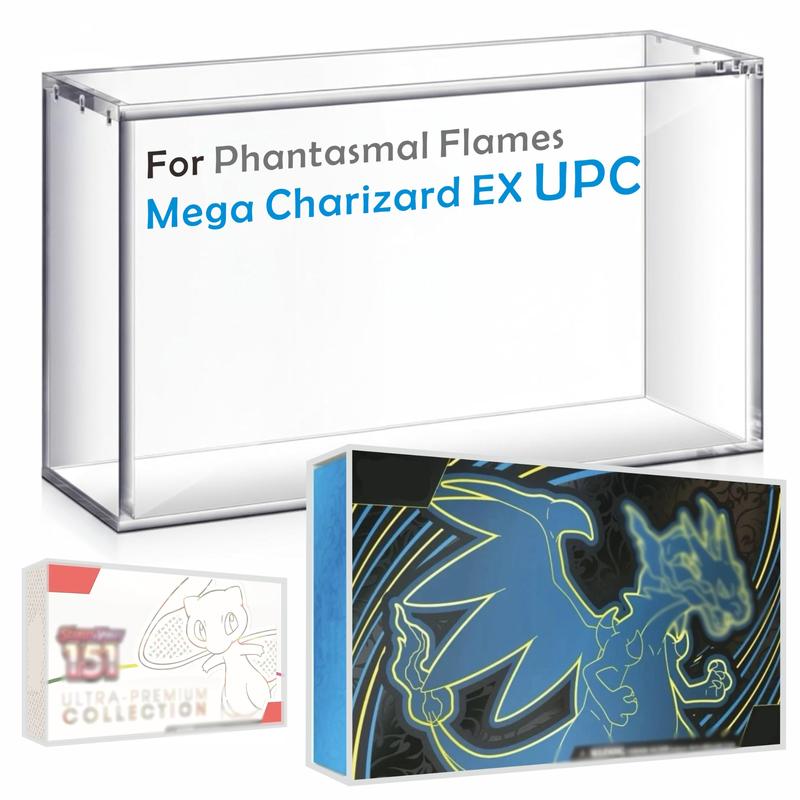 5mmThick Acrylic Magnetic Display Case For Mega Charizard EX UPC / S&V ...