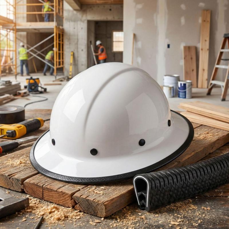 Full Brim Hard Hat Guard Strip 36.6 Inch Safety Helmet Accessory for ...
