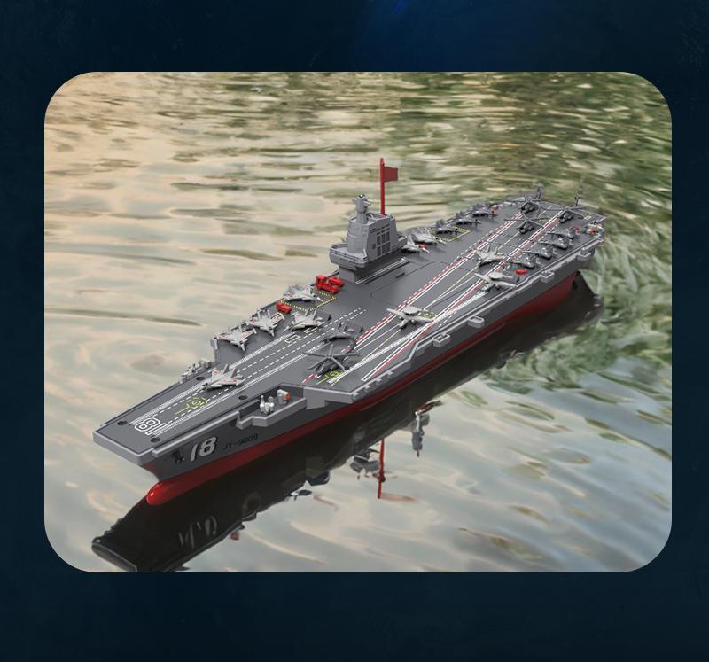 Electric Remote Control Aircraft Carrier Model, equipped with 27 ...