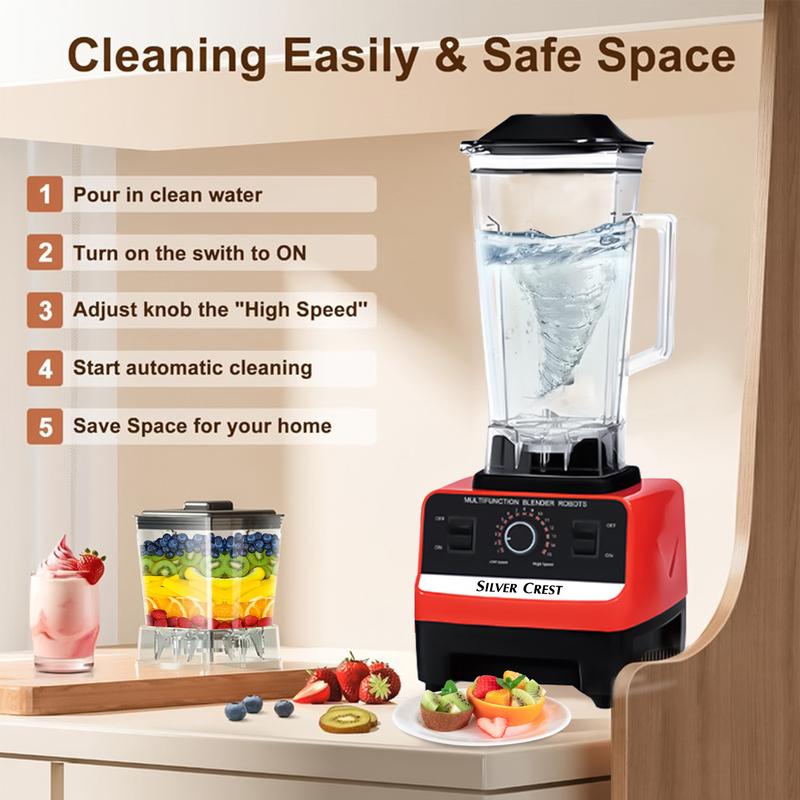Professional 68oz Countertop BPA Free Blender High Speed 15000 RPM for ...