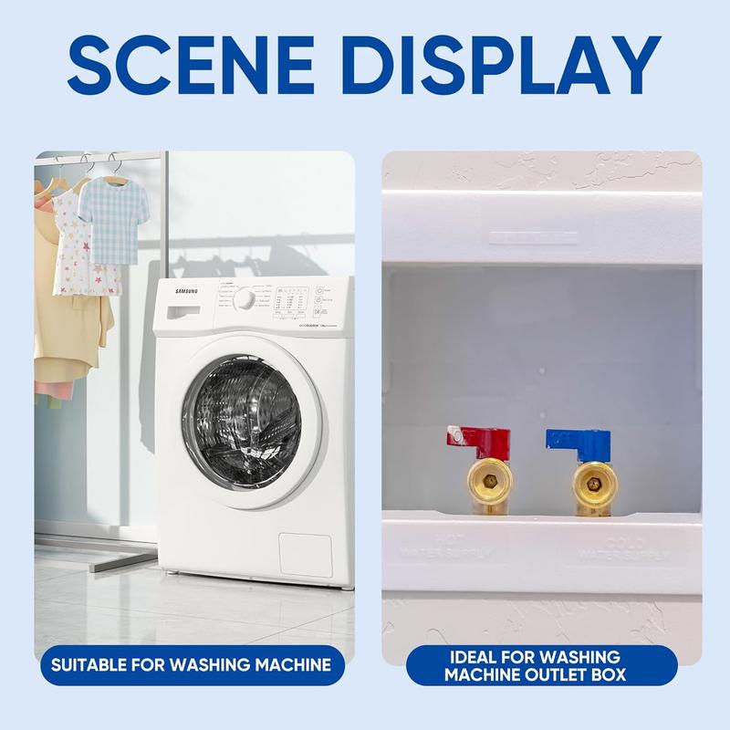 (2-Pack) SECKWHALE Tee Stainless Steel Water Hammer Arrestor for ...