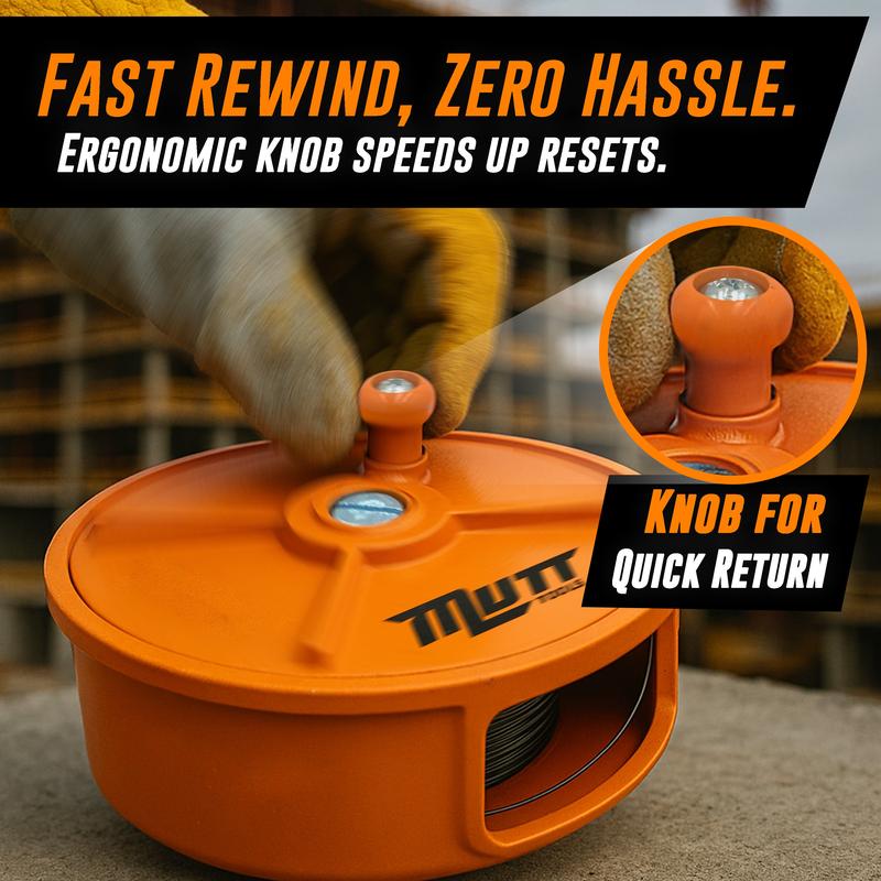 Aluminum Tie Wire Reel with Belt Loops – Fits 12–18 Gauge Tie Wire ...