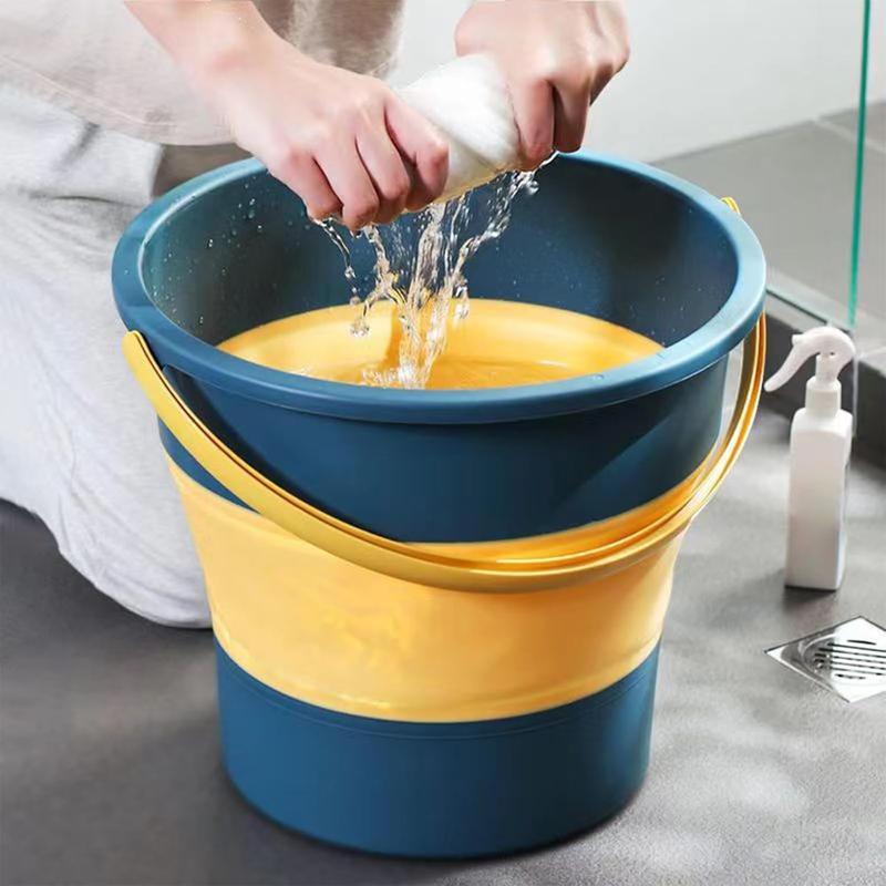Collapsible Bucket 1.3 Gallon/5L Small Plastic Buckets Household ...